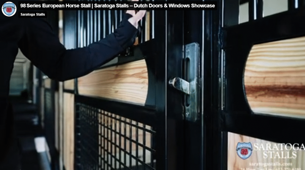 Videos of Horse Stalls, Dutch Doors, Stall Doors, Flooring and more